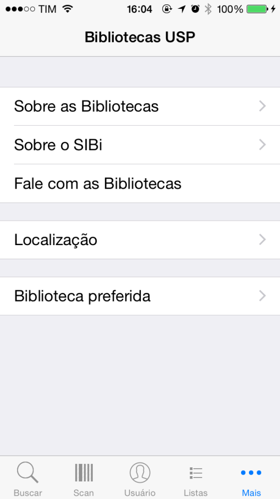 APP Bibliotecas USP