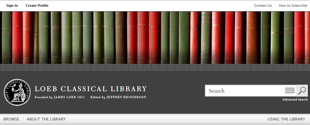 Loeb Classical Library: Literatura Grega e Latina a seu alcance - Trial ...