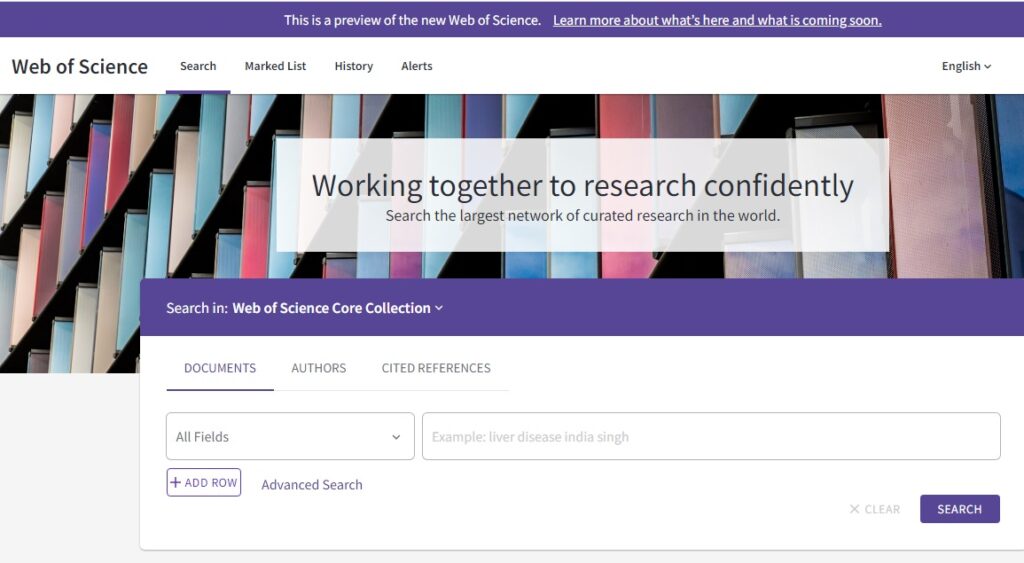 Base de Dados Web of Science apresenta nova interface e funcionalidades ...
