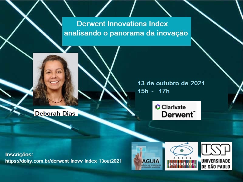 13/10 | Webinar Derwent Innovations Index: analisando o panorama da ...