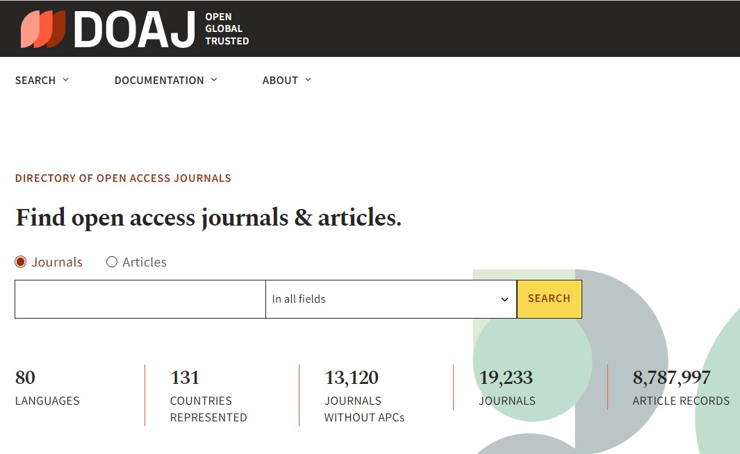 Conheça o DOAJ Directory of Open Access Journals - ABCD - Agência de ...