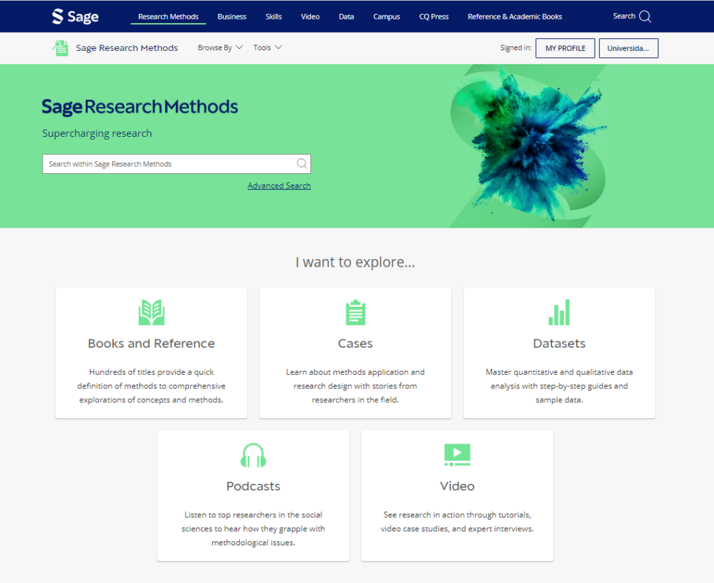 Plataforma Sage Research Methods: acesso aberto na USP até 20 de junho ...