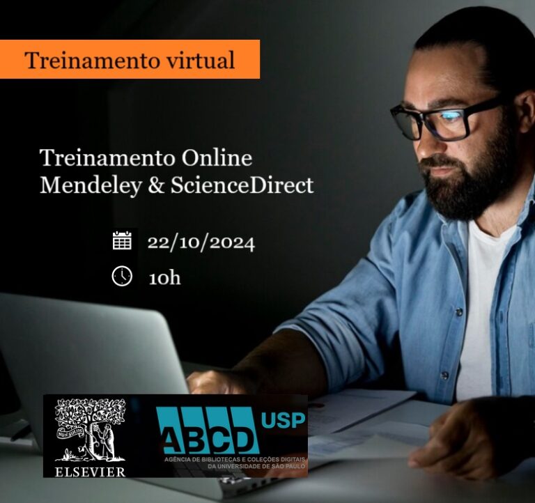 22/10 - 10h | Treinamento Online Mendeley e ScienceDirect - ABCD - Agência de Bibliotecas e ...